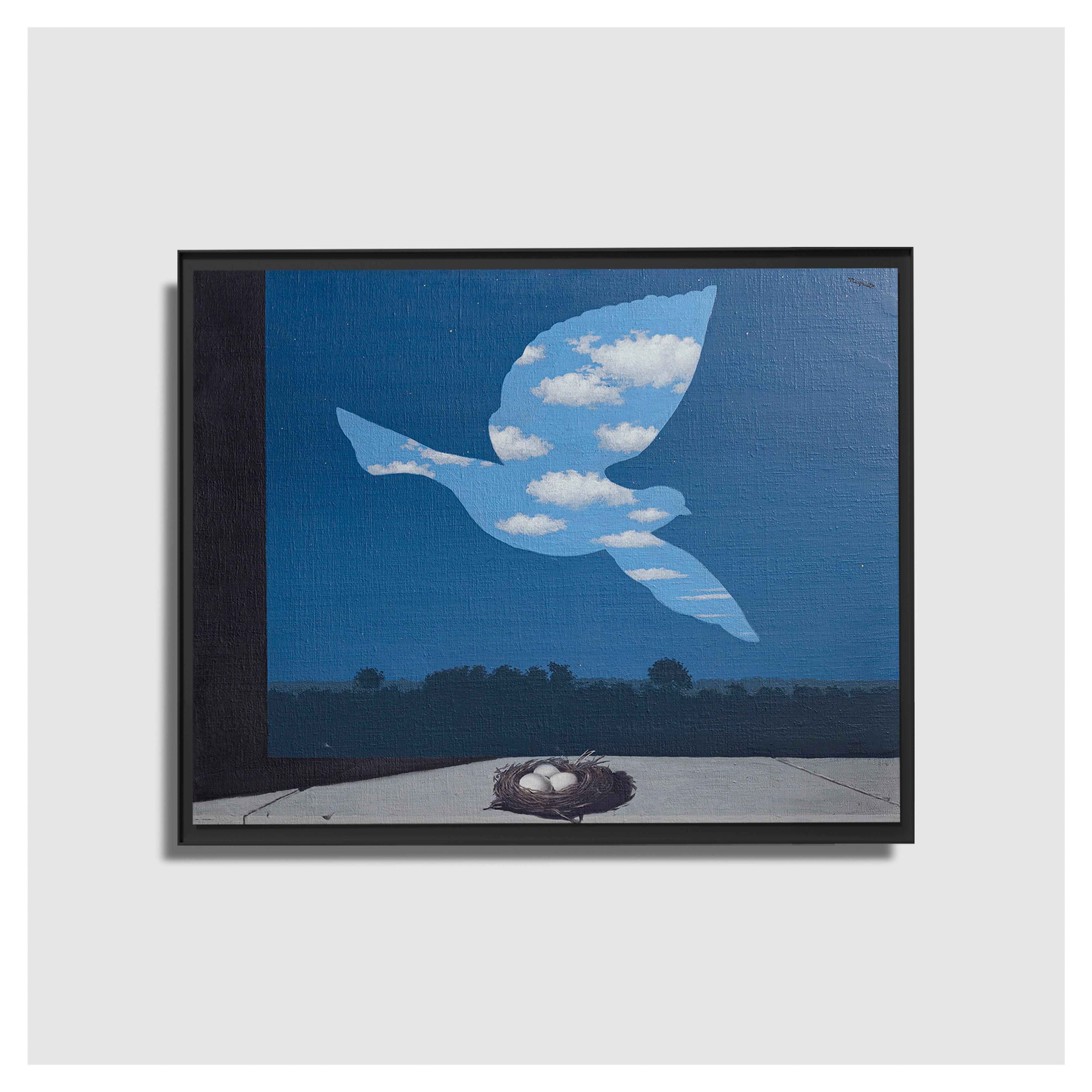 Le retour by René Magritte (1940–2025) | Buy Magritte Artwork – Dropshop